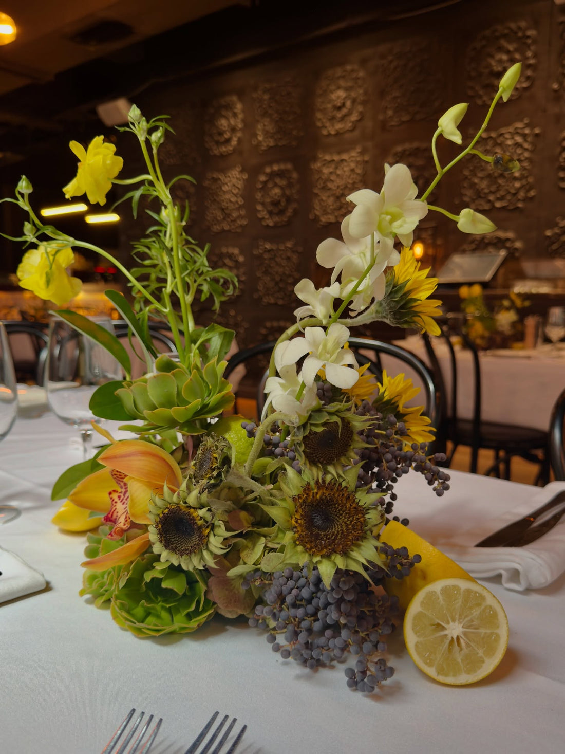 Corporate Centrepieces Melbourne | Lillypad Flowers Event